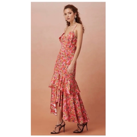 KEEPSAKE the Label | Dresses | Keepsake The Label Red And White Ruffled ...
